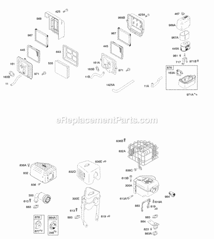 Briggs and Stratton Engine 12S412-0526-F8 - OEM Parts & Repair Help ...