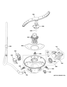 General Electric Dishwasher HDF360PGR0BB - OEM Parts & Repair Help ...