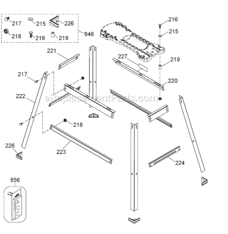Porter Cable Scroll Saw PCB370SS - OEM Parts & Repair Help ...