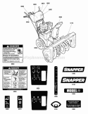 Snapper Snow Blower M924E - OEM Parts & Repair Help - eReplacementParts.com